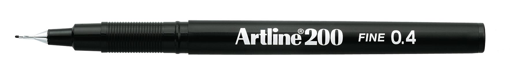 Fineliner Artline 200 Fine 0.4 svart, endast 10,36 kr
