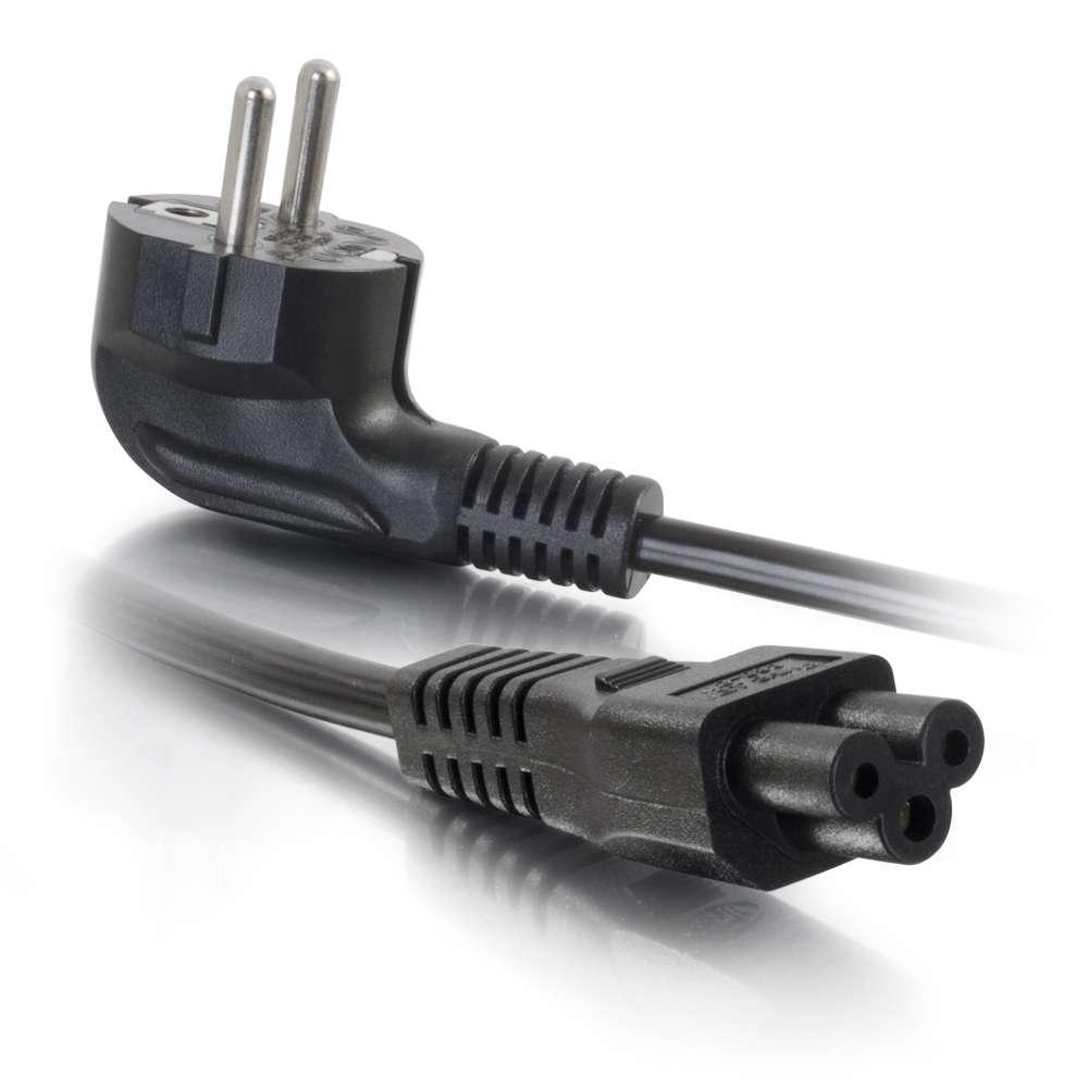C2G Laptop Power Cord - Strömkabel - IEC 60320 C5 till CEE 7/7, endast ...