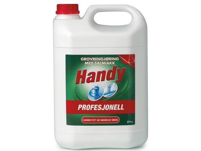 Rengjøring HANDY m/salmiakk 5L, bare 240 kr på Kontorgiganten.no