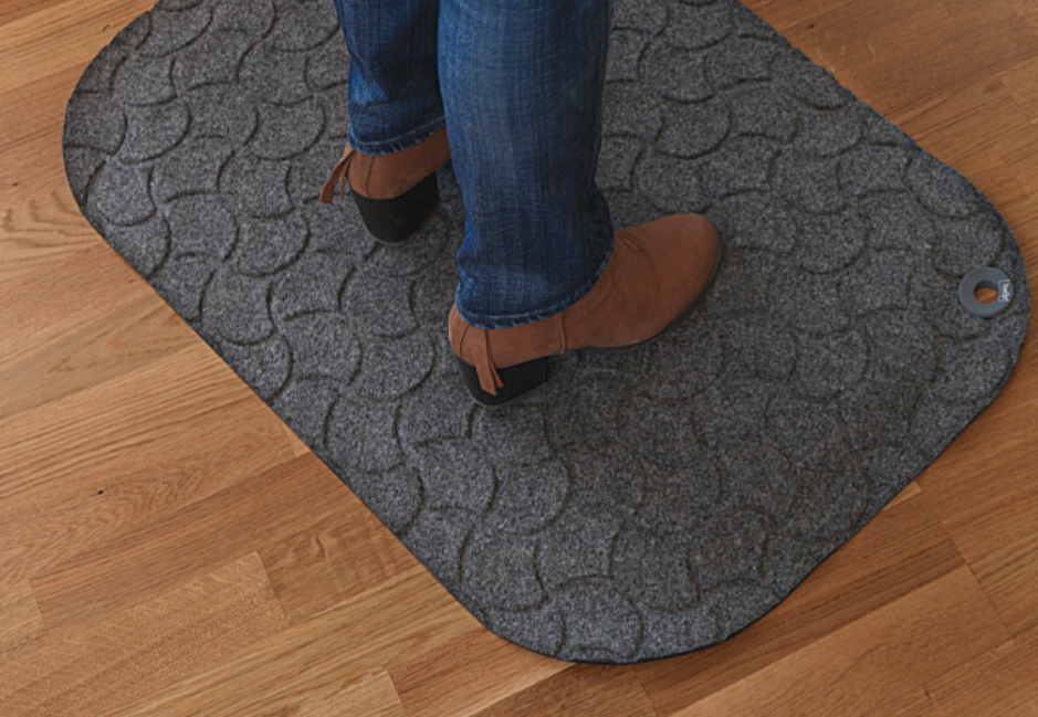 Ståmatta StandUp Original 53x77cm, textil grå, endast 978 kr