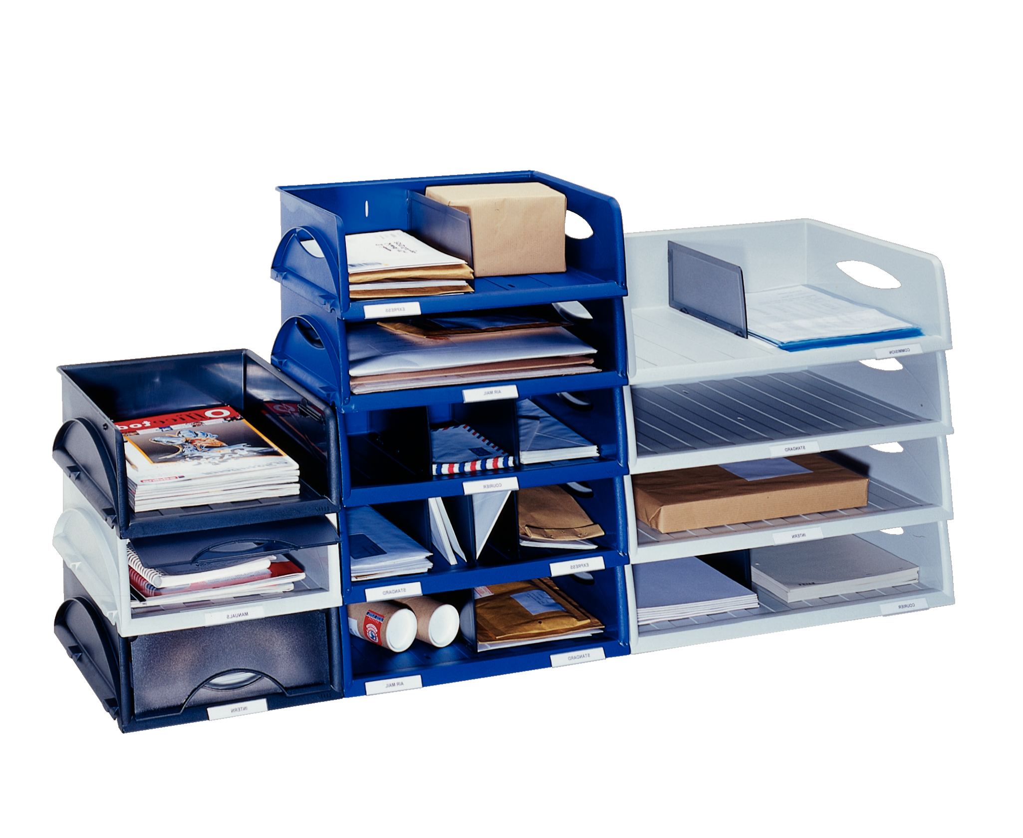 Brevkorg Sorty Jumbo Blå, 508x380x127mm, endast 257 kr