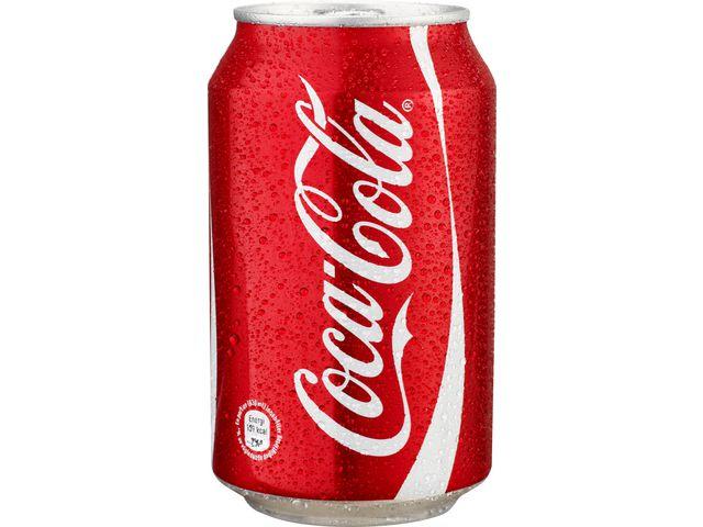 Coca-Cola, burk, 33cl, 24st, endast 10,25 kr