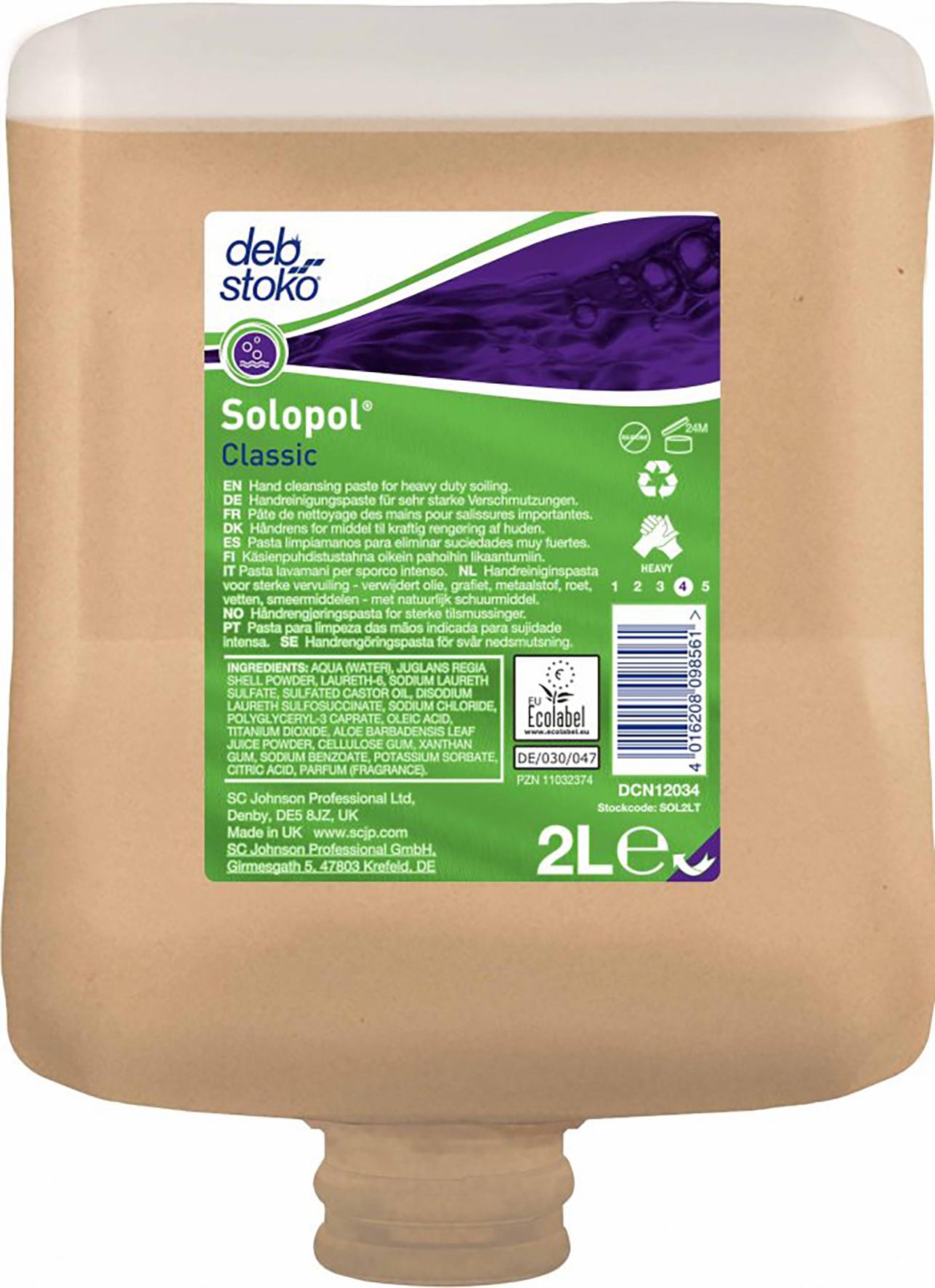 Grovtvål DEB Solopol Classic 2L, endast 249 kr