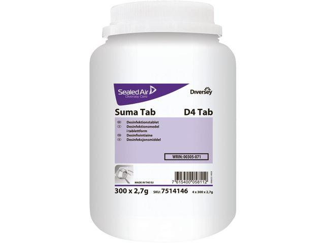 Ytdesinfektionstab. SUMA TAB D4 300/FP, endast 610 kr